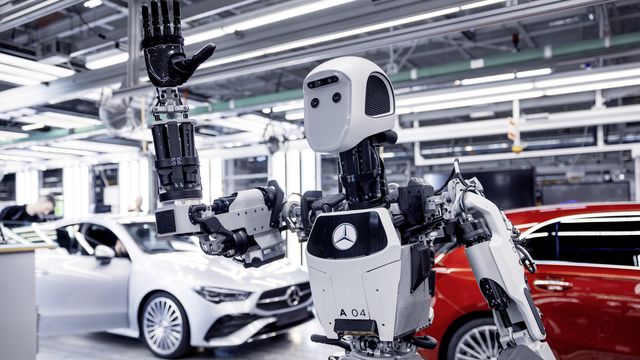 Humanoid robots are joining Mercedes' assembly line