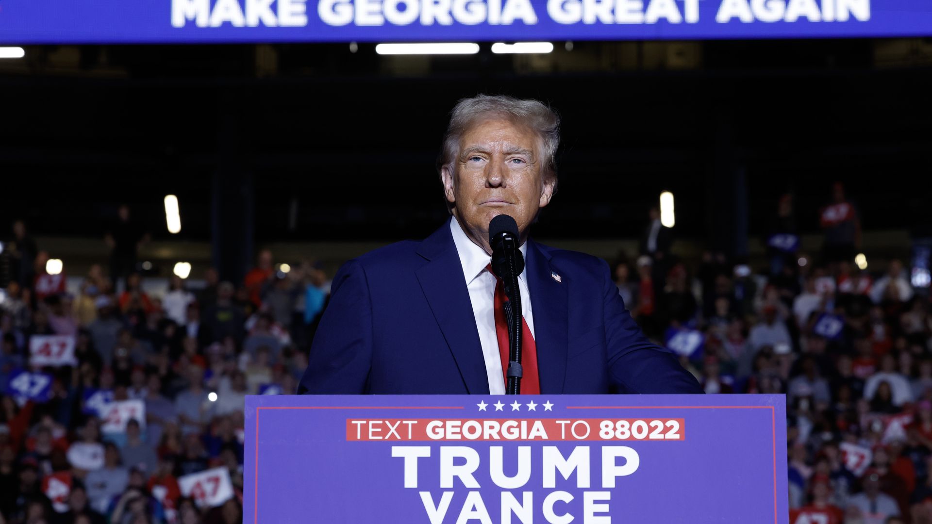 Donald Trump makes Georgia Tech visit to win over college, metro voters ...