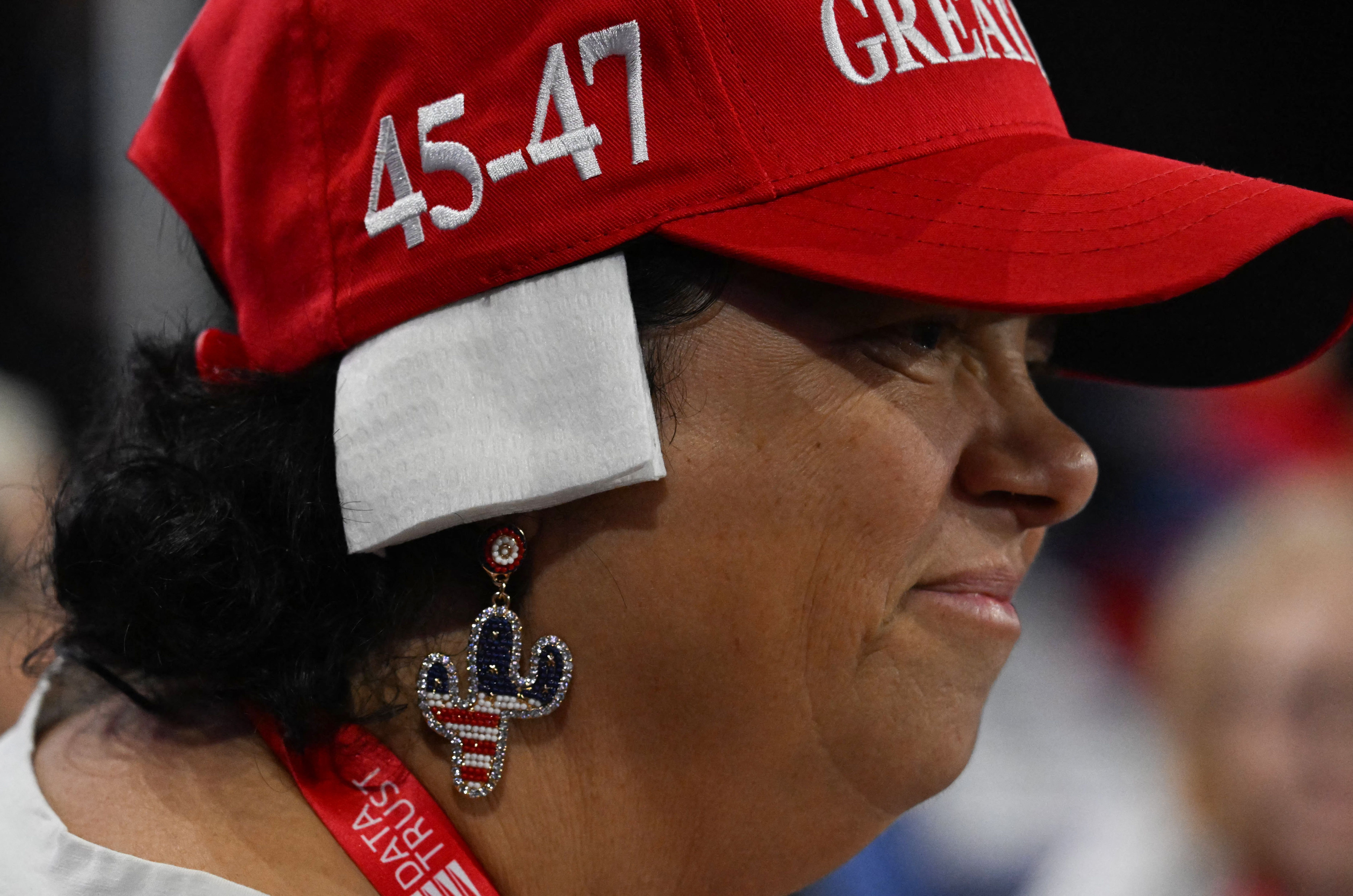 Trump bandage "newest fashion trend' at RNC