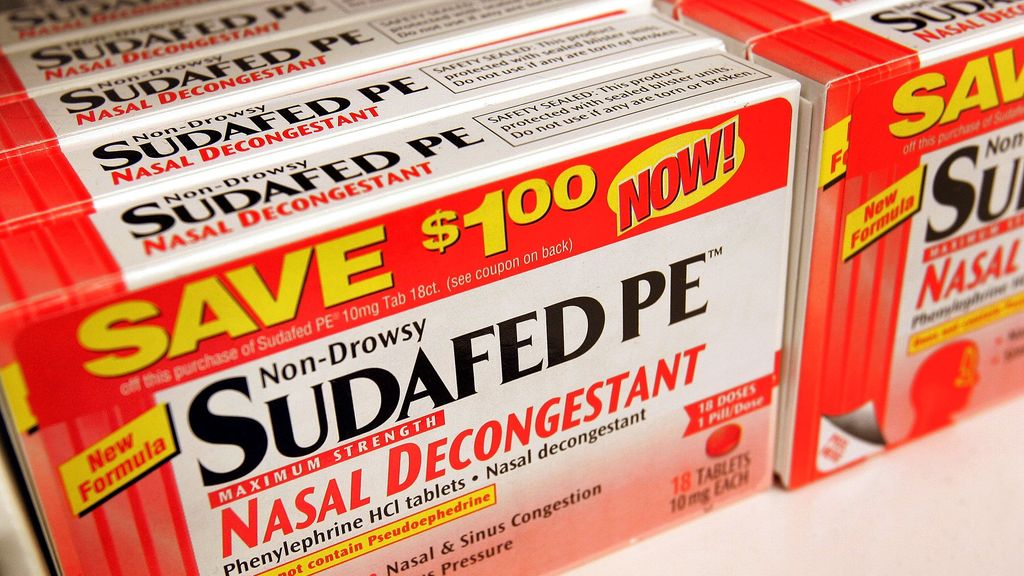 Common cold medication: FDA examines key ingredient in Sudafed PE and ...