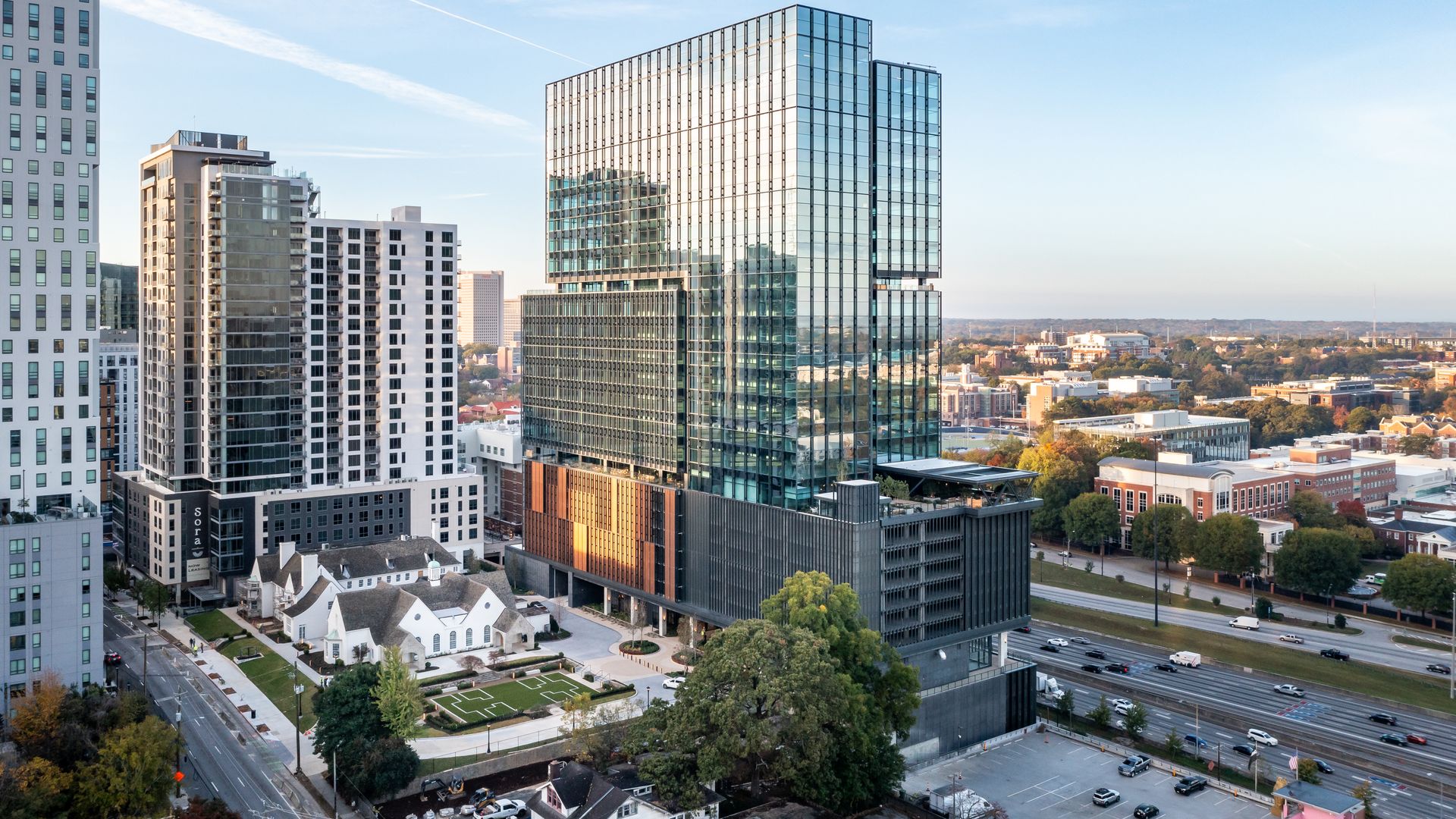 Portman completes Ten Twenty Spring building - Axios Atlanta