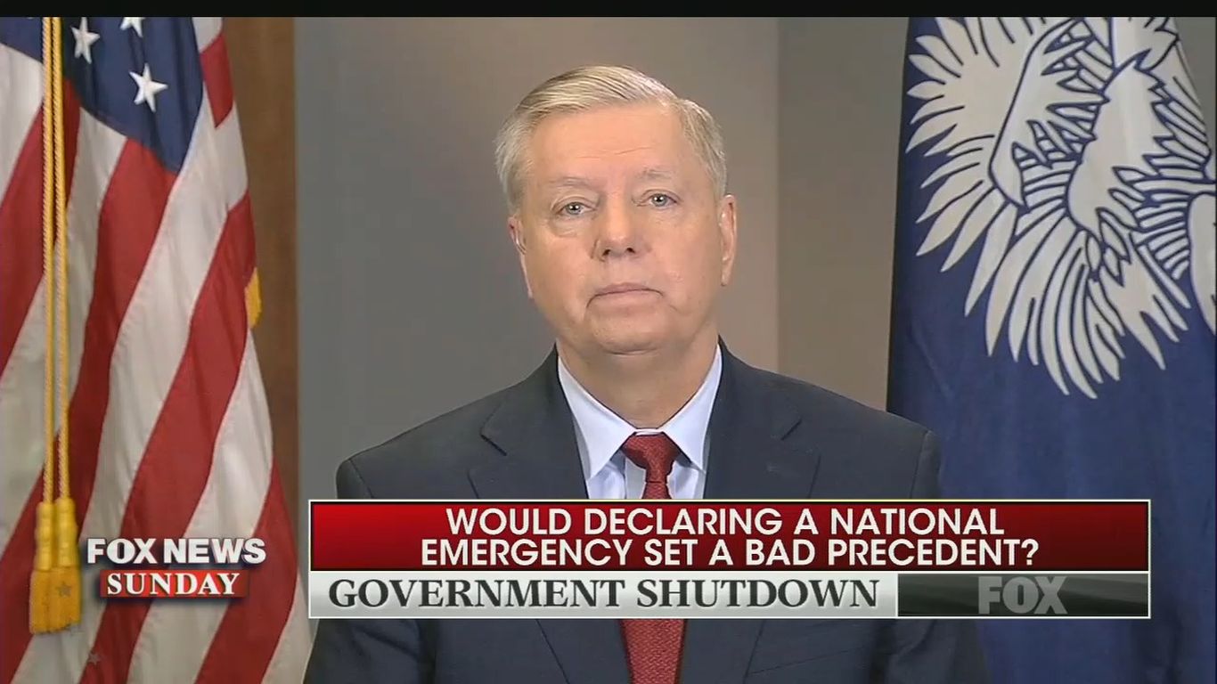 Lindsey Graham: Trump is "not going to give in" on border wall