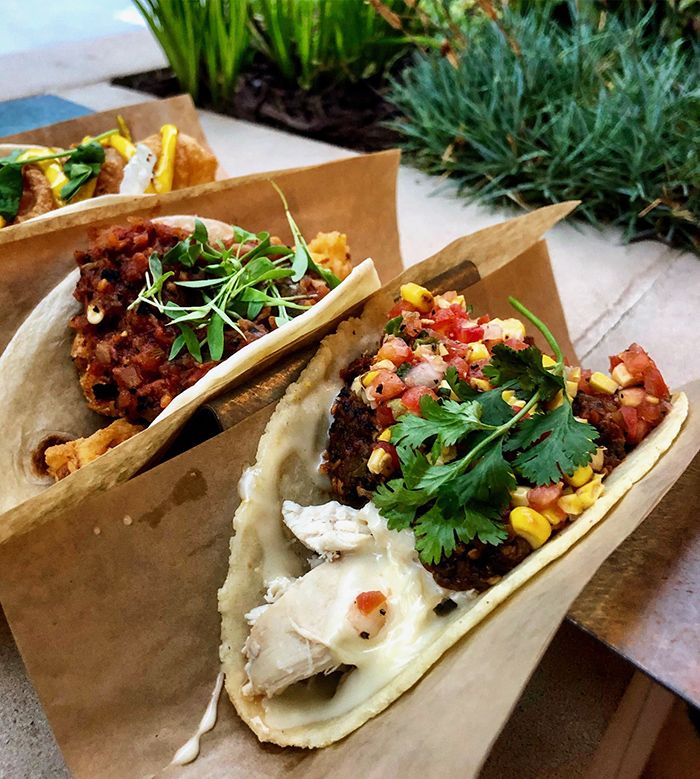 Funky taco joint named Velvet Taco open now inside Optimist Hall — view ...