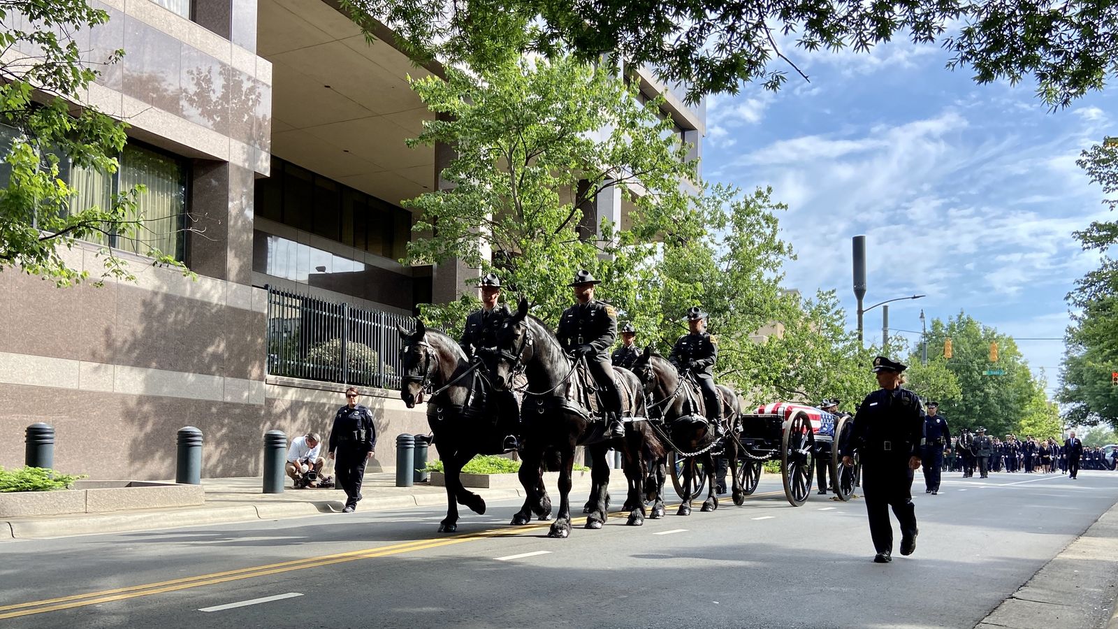 In photos: Procession for fallen Charlotte police officer Joshua Eyer ...