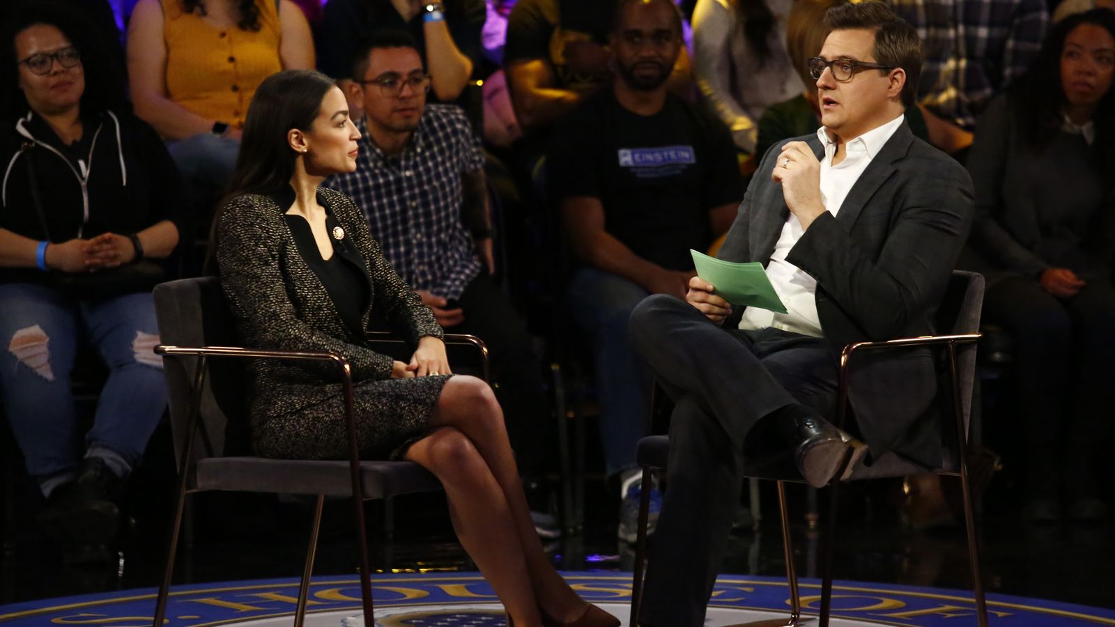 Alexandria Ocasio-Cortez digs into GND policy