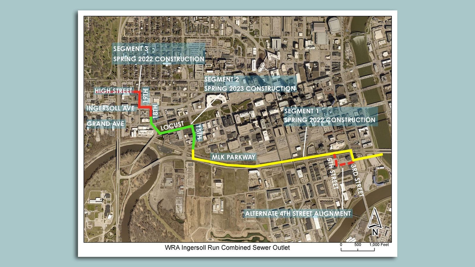 Sewer project to disrupt traffic in downtown Des Moines - Axios Des Moines