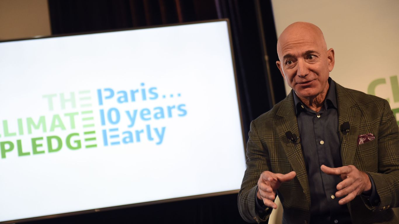 Jeff Bezos promises Amazon will hit carbon neutrality 10 years early