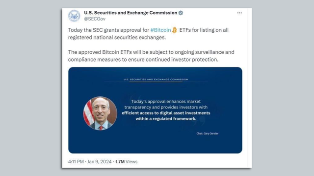 Bitcoin prices spikes after SEC social media compromised