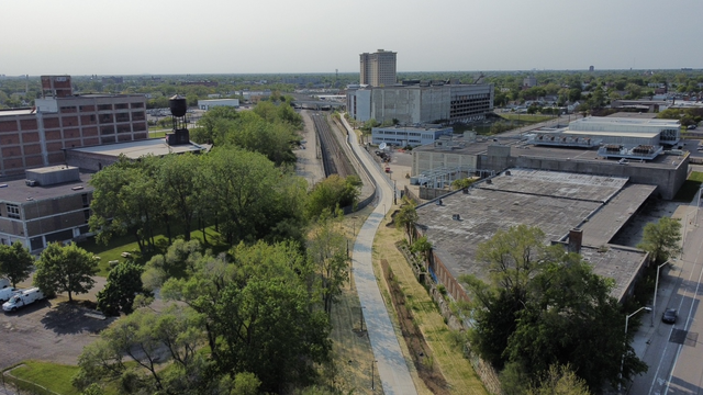 Southwest Greenway, part of larger path around Detroit, opens - Axios ...