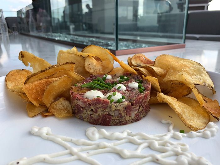 Nuvolé, a swanky rooftop bar and lounge, is now open on the 22nd floor ...