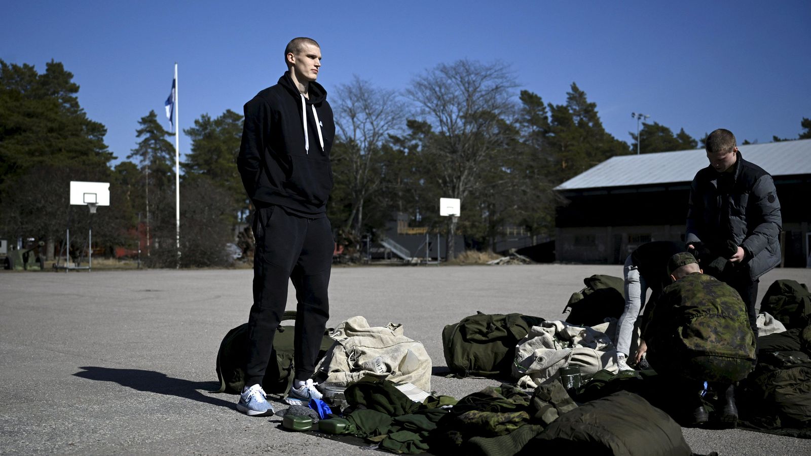 NBA All-Star, reporting for military duty