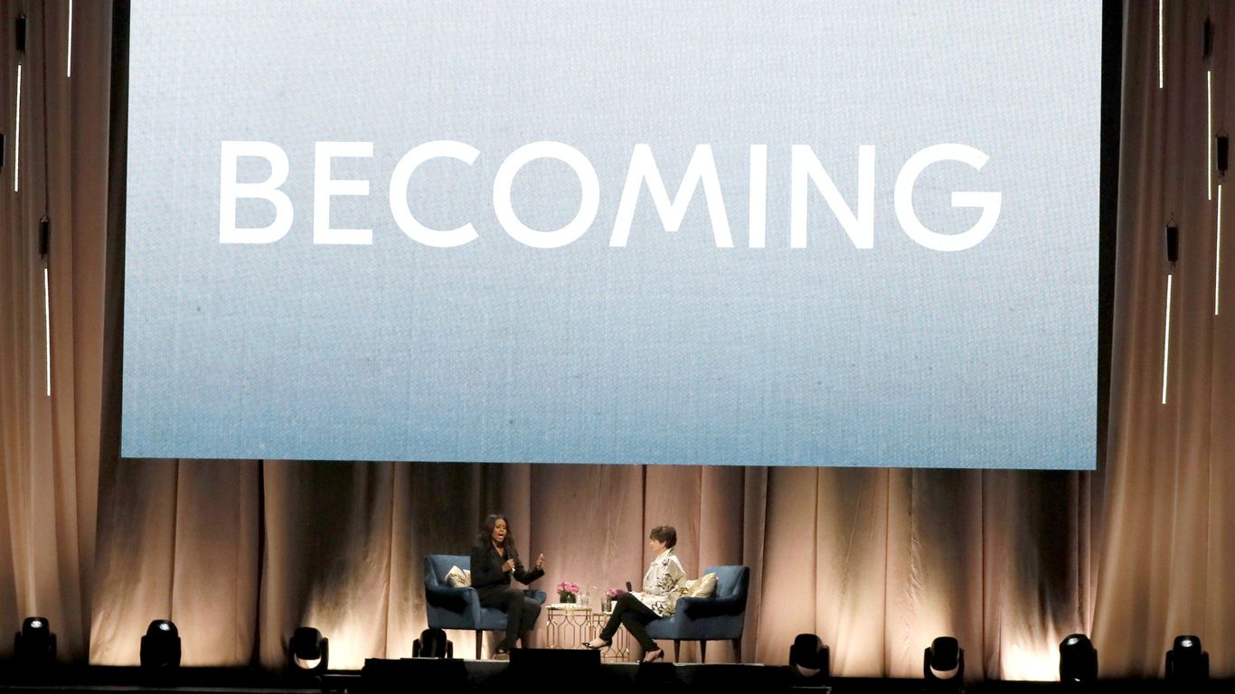 Michelle Obama's "Becoming" is 2018's best-selling book
