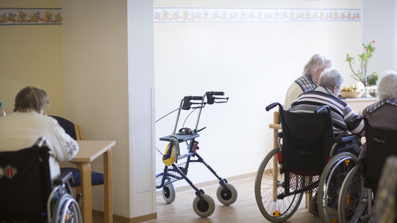 A wheelchair that helps you eat with a robotic arm