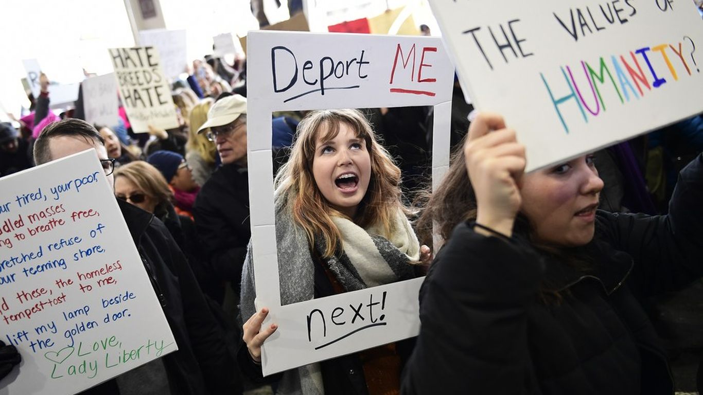 Anti-Trump protests pay off for poster industry