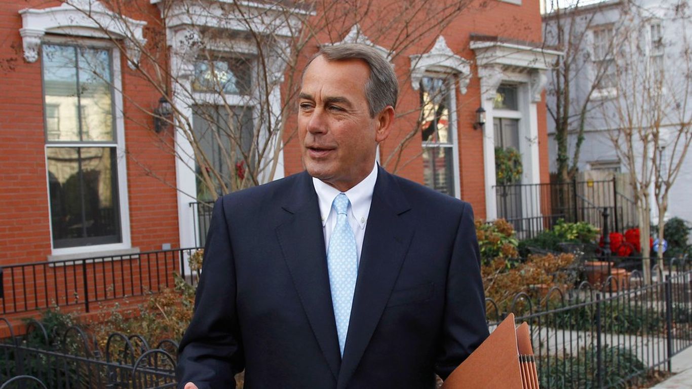 Boehner on texts with Bush, drinks with Obama and leaving before Trump