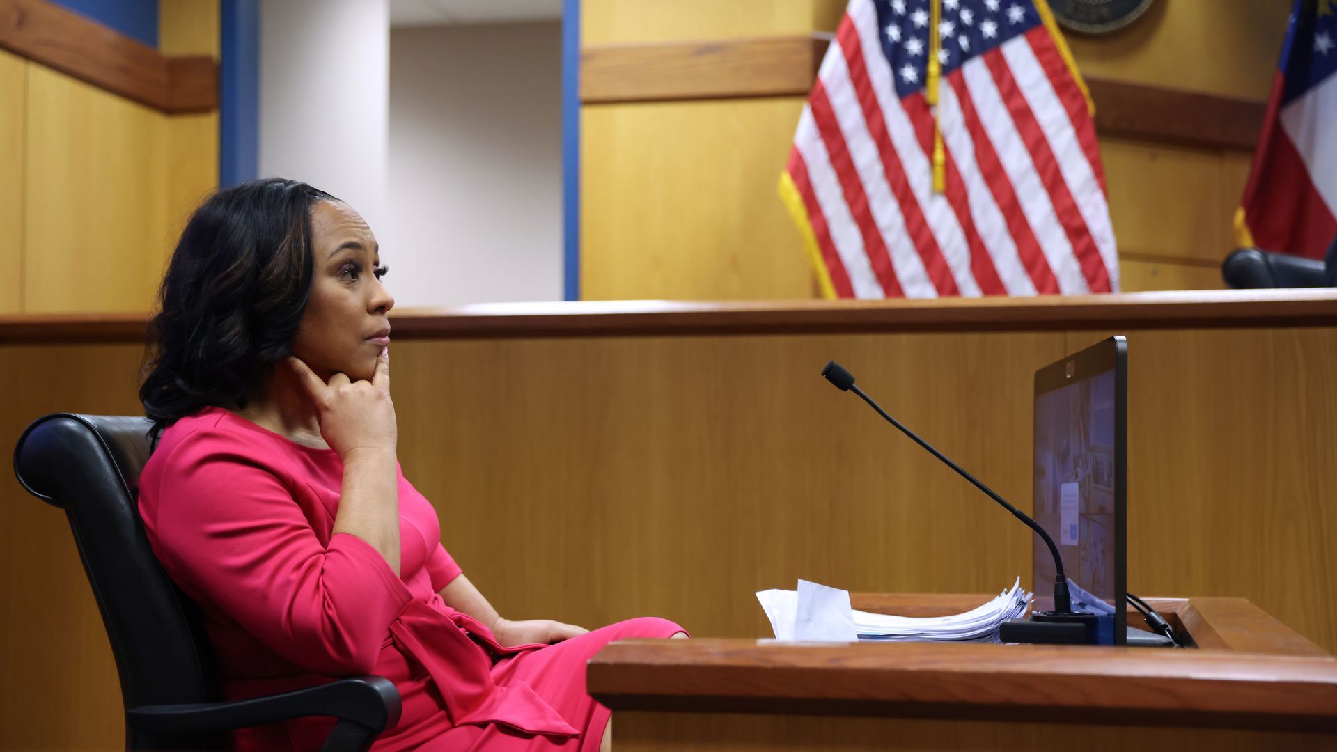 Fulton District Attorney Fani Willis testifies in hearing to remove her ...