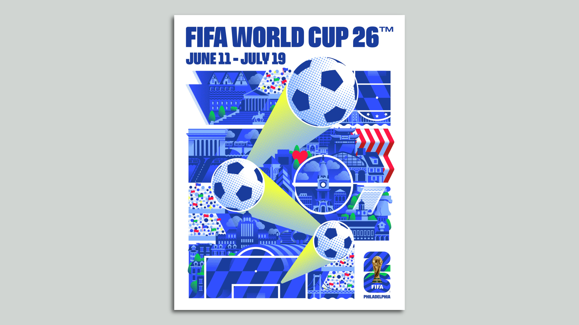 Philadelphia unveils FIFA World Cup 2026 poster - Axios Philadelphia