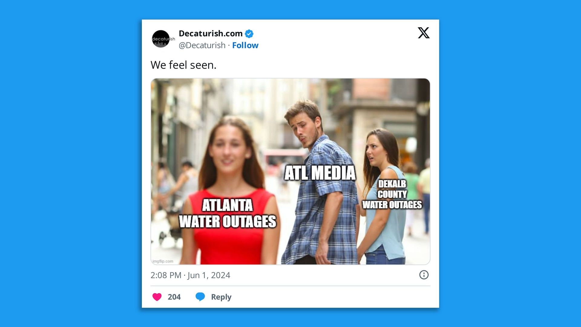 The best Atlanta water outage memes - Axios Atlanta