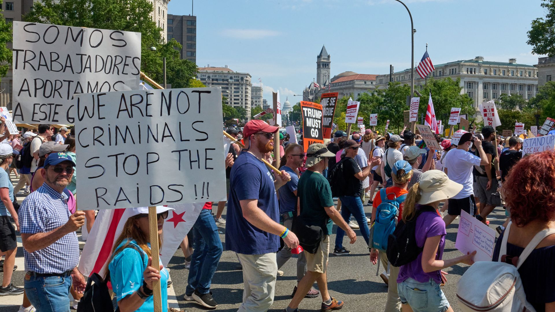College students to walk out in protest of Trump's D.C. takeover ...