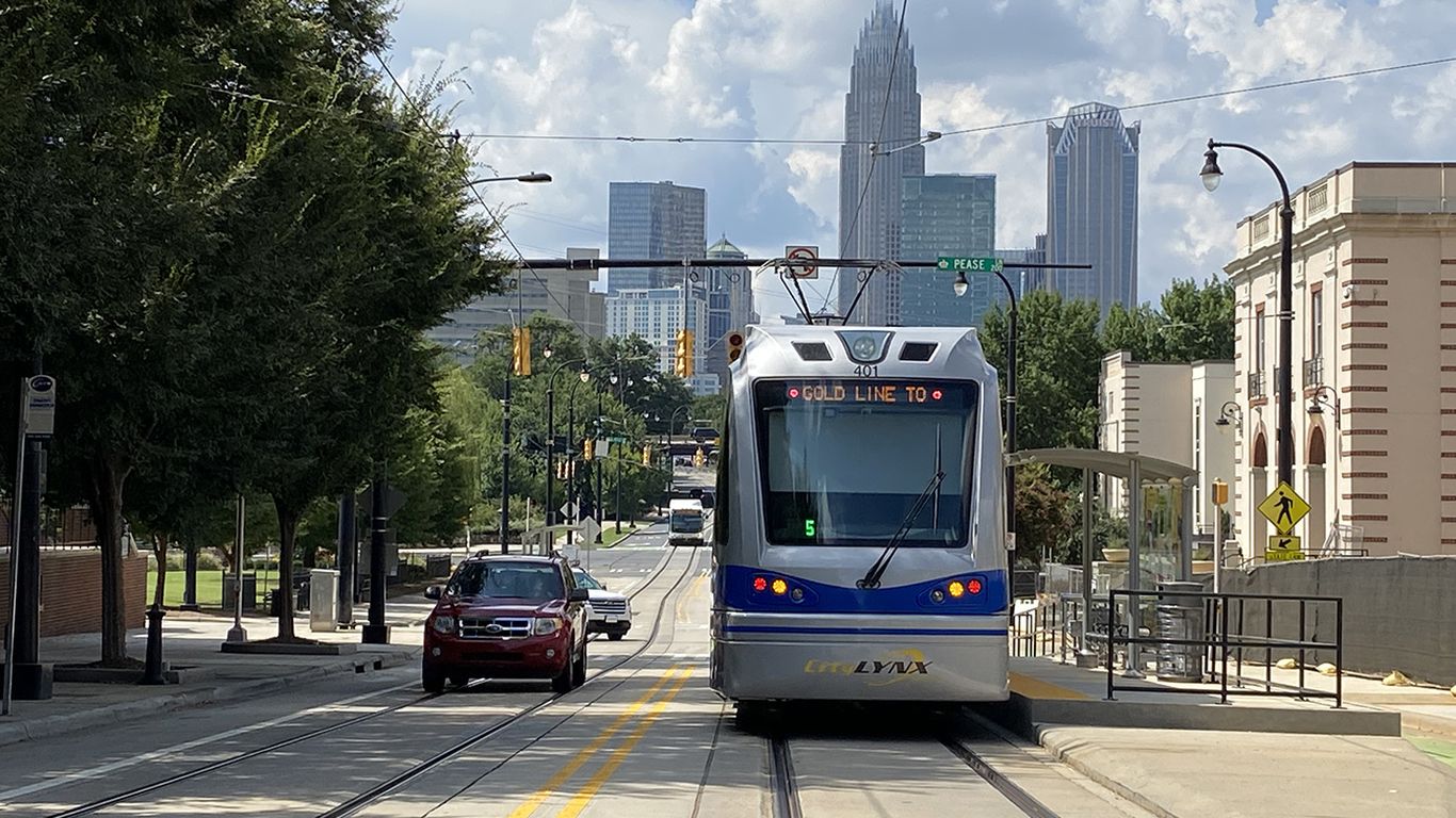 The long-awaited Gold Line streetcar is here - Axios Charlotte