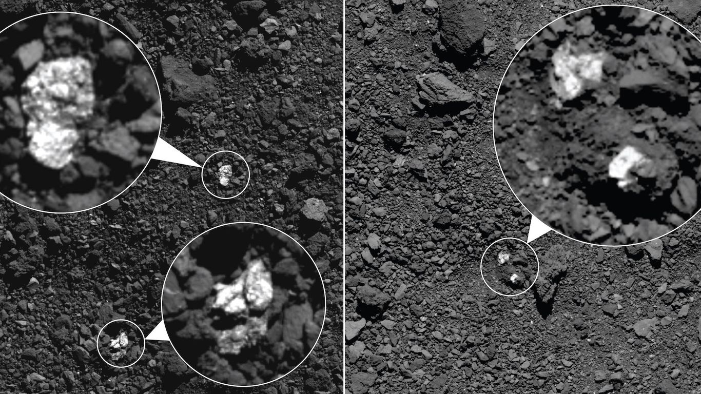 Scientists find fragments of one asteroid on the surface of another