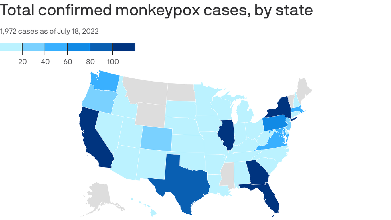 Monkeypox vaccine demand is rising in Texas - Axios Austin