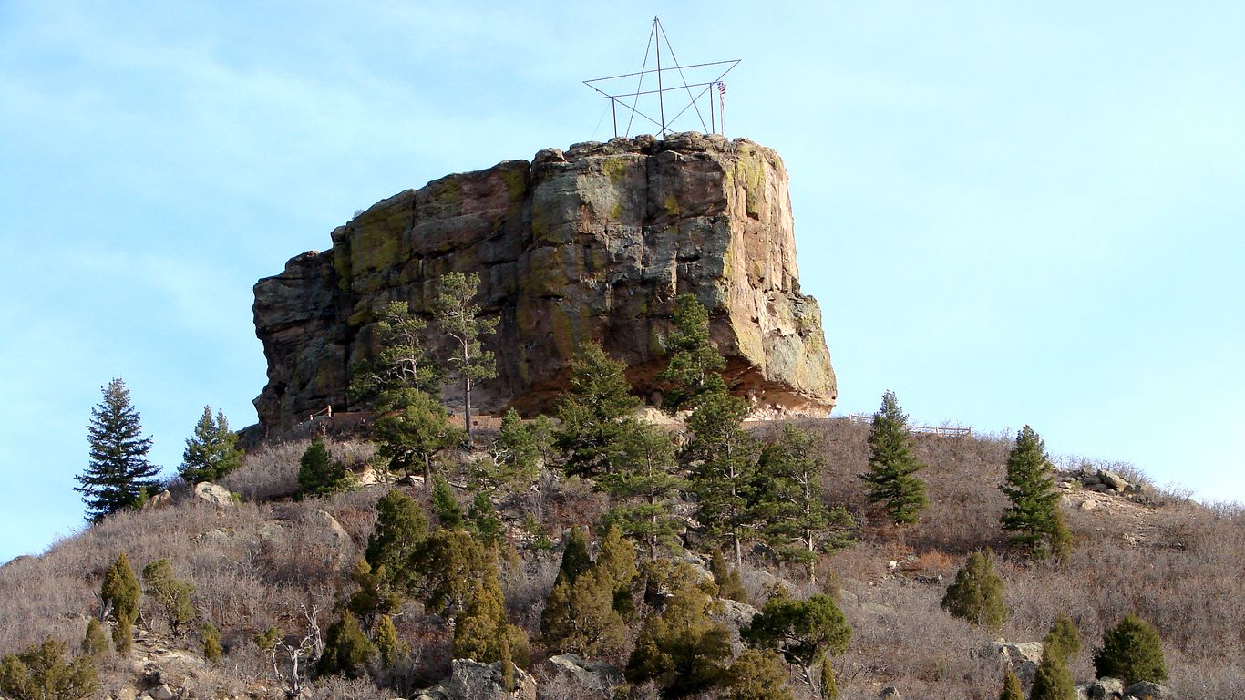 New discovery reveals how Castle Rock in Colorado resists erosion ...