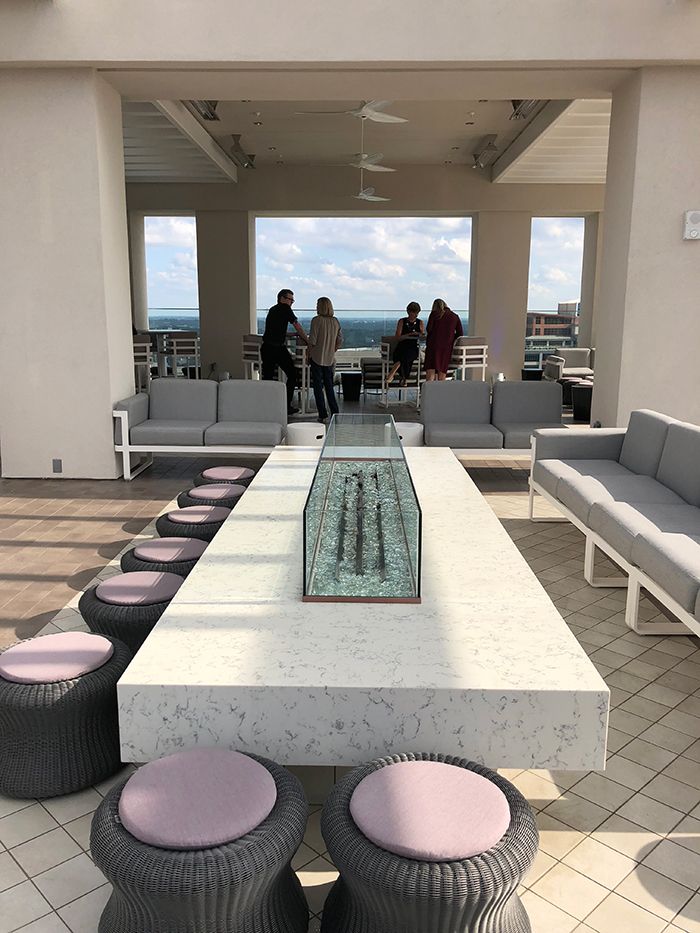 Nuvolé, a swanky rooftop bar and lounge, is now open on the 22nd floor ...