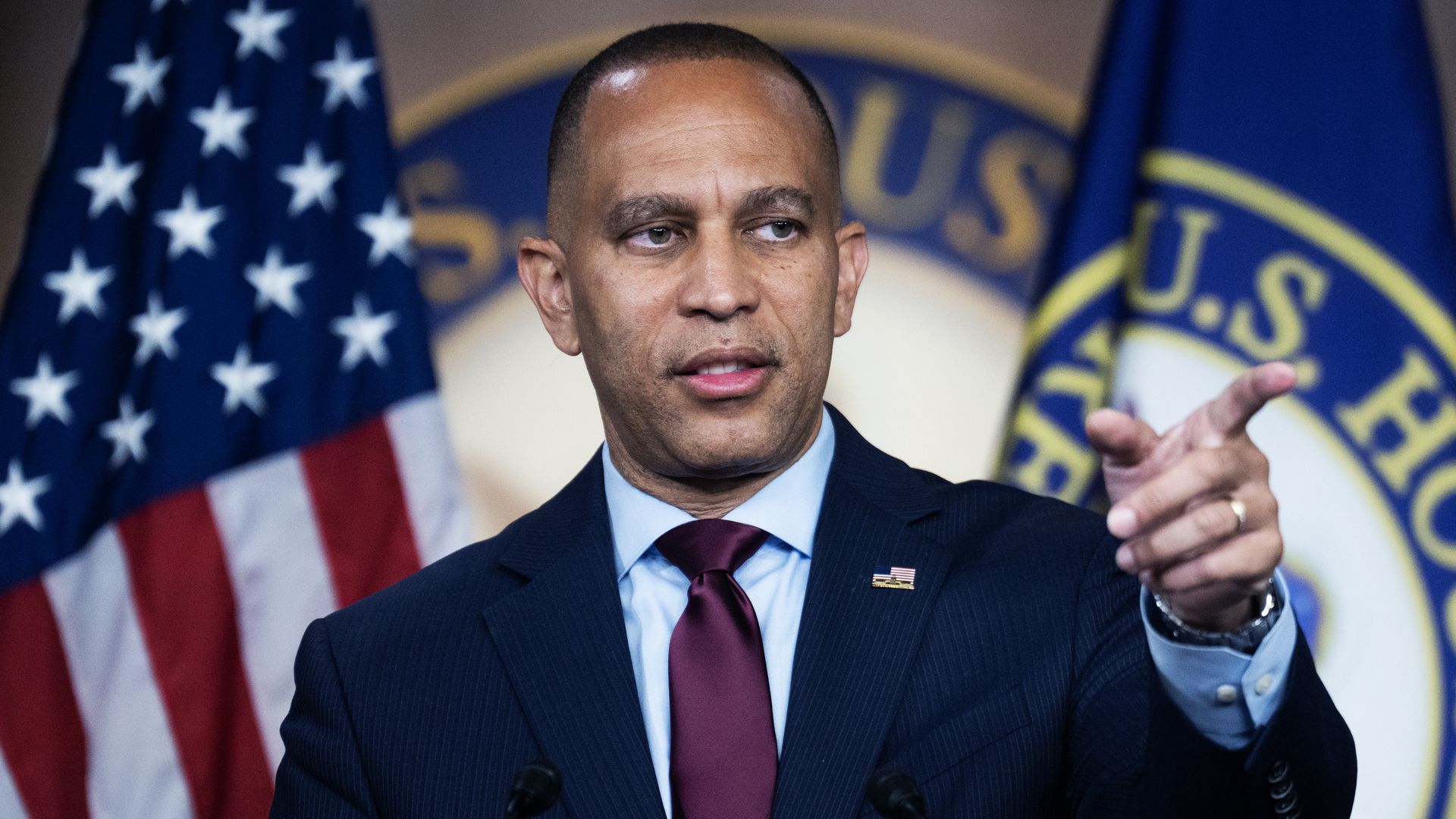 Scoop: The 2024 blame game finally comes for Hakeem Jeffries