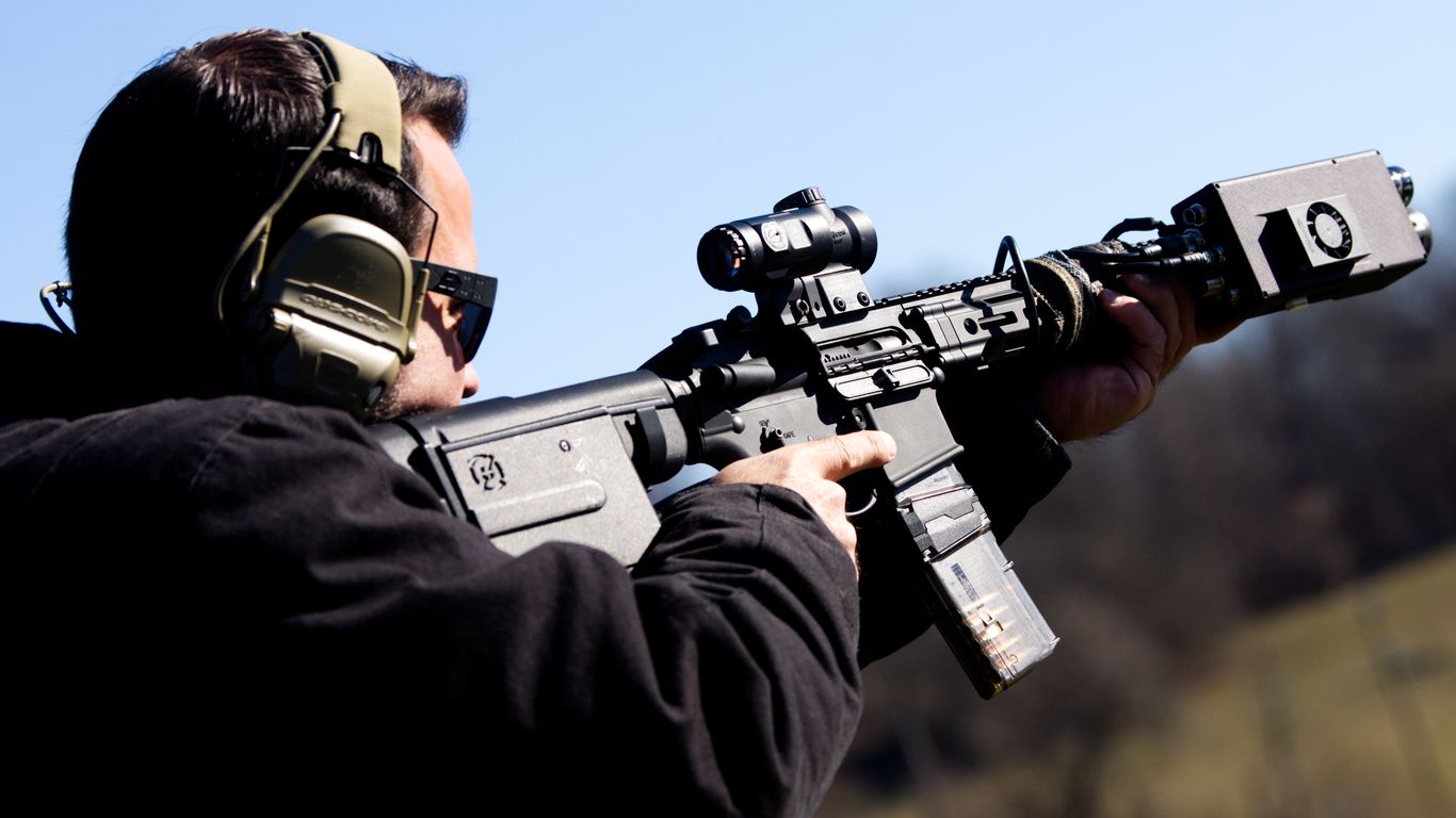 ZeroMark shows off smart gun gear to combat emerging drone threats