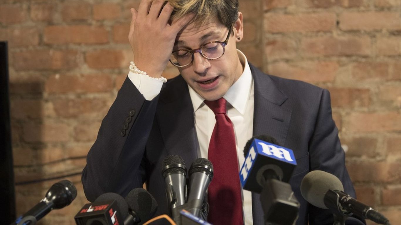 Milo's controversial and contrite press conference