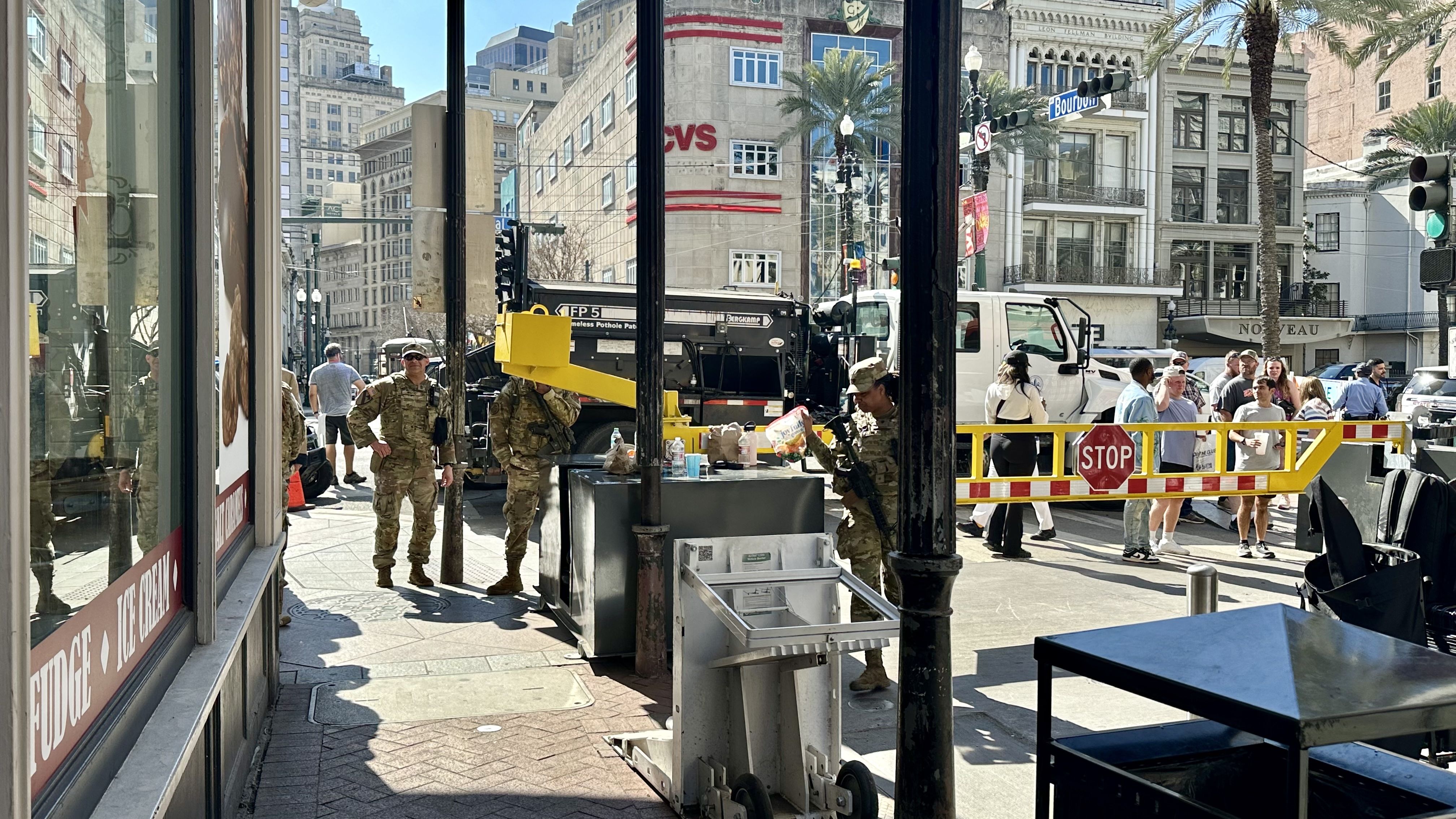 Bag checks start on Bourbon Street ahead of Super Bowl - Axios New Orleans