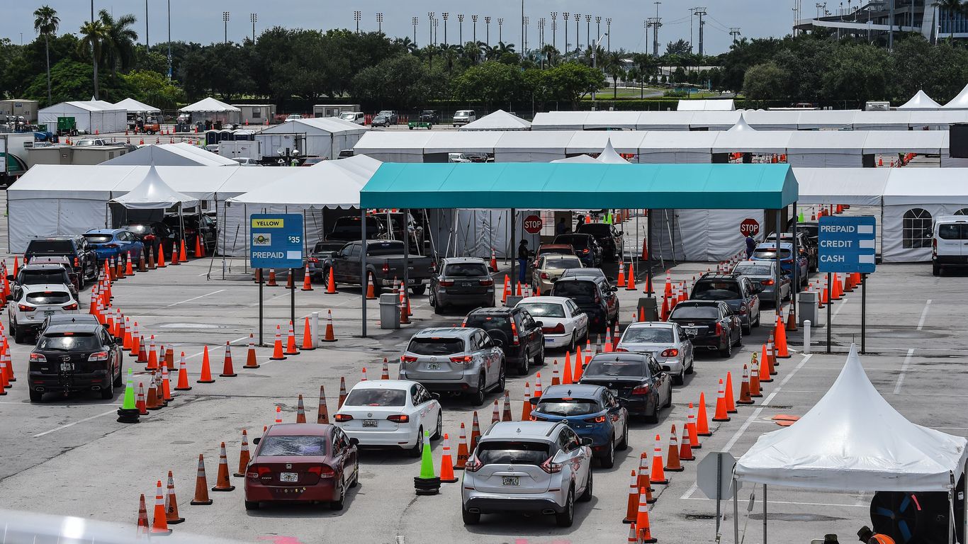 COVID testing site lines spike ahead of holidays