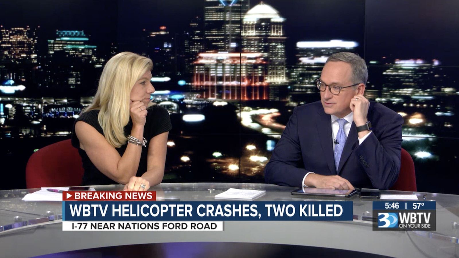 WBTV’s staff mourned and reported the news all at once after helicopter ...