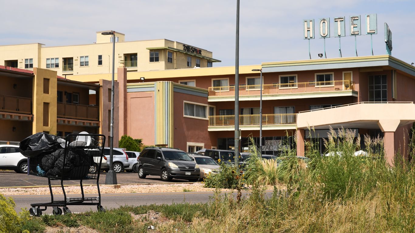 How Denver uses hotels for people experiencing homelessness - Axios Denver