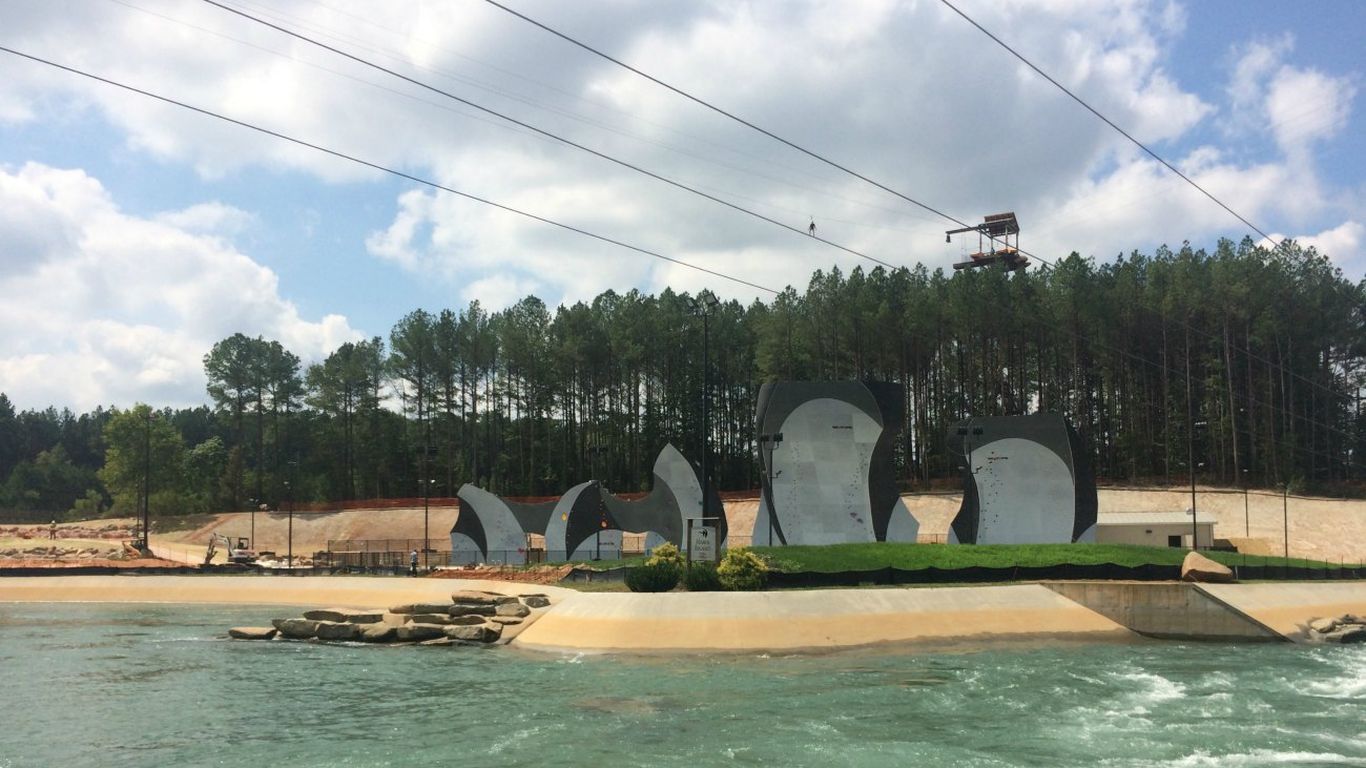 Soon you’ll be able to rock climb rope-less over water at the USNWC ...