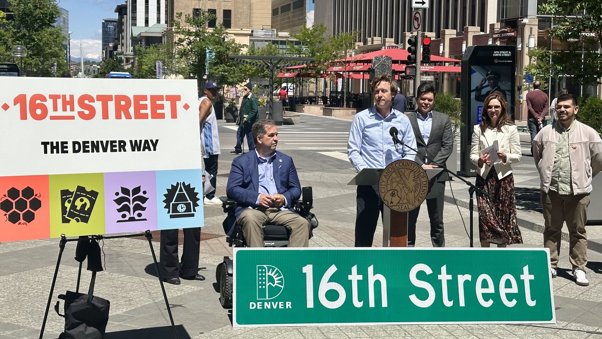 Denver's 16th Street Mall just got renamed - Axios Denver