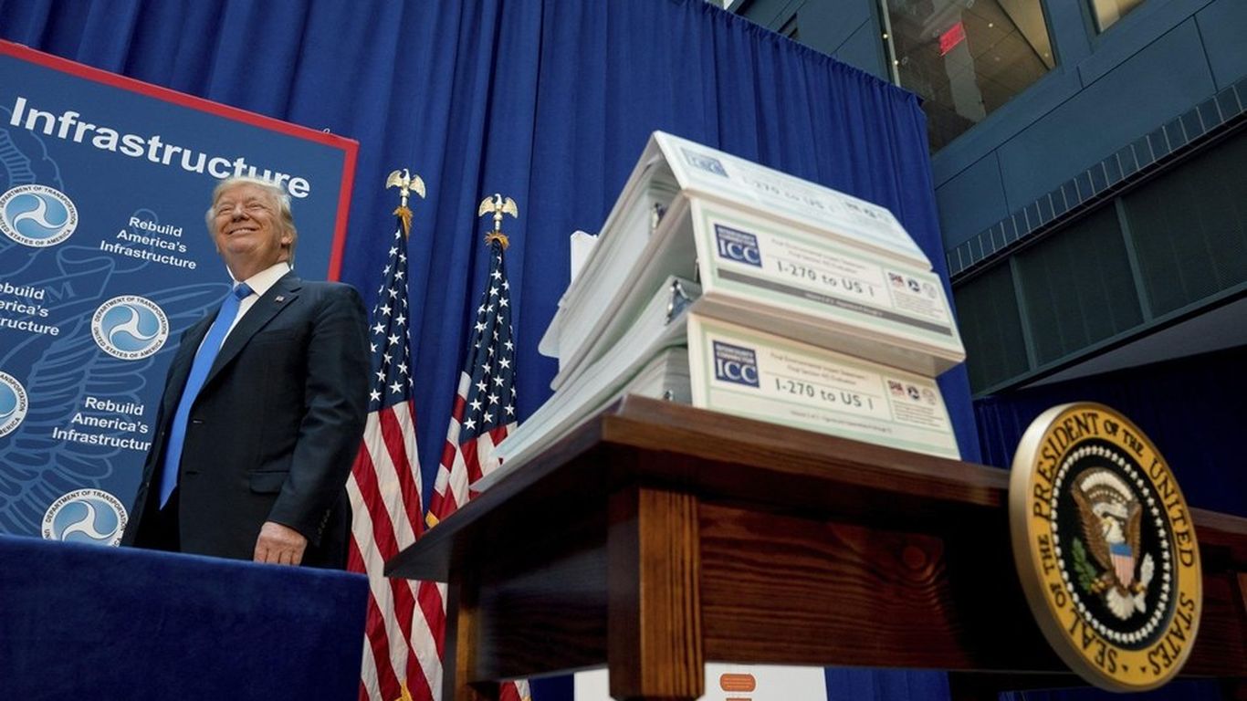 Trump closes out his infrastructure week