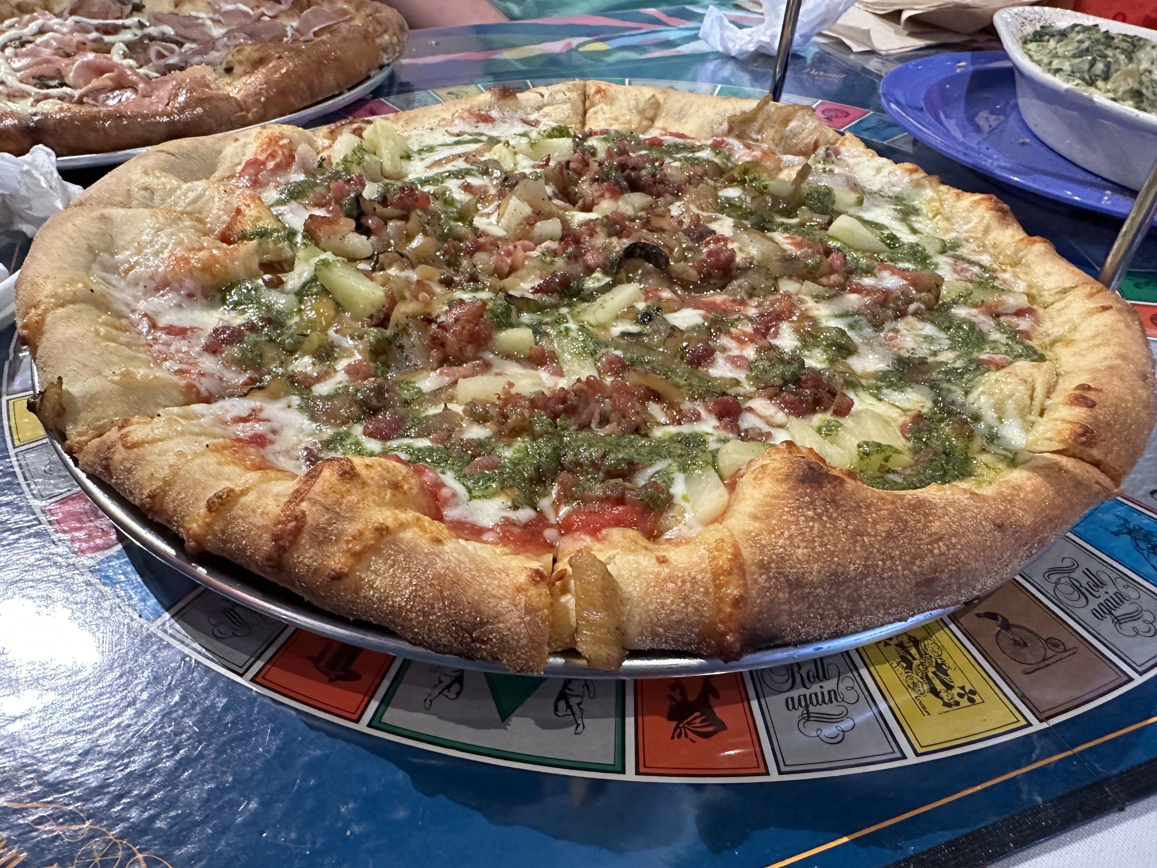 Dare to try this colossal milkshake at a throwback-themed pizza ...