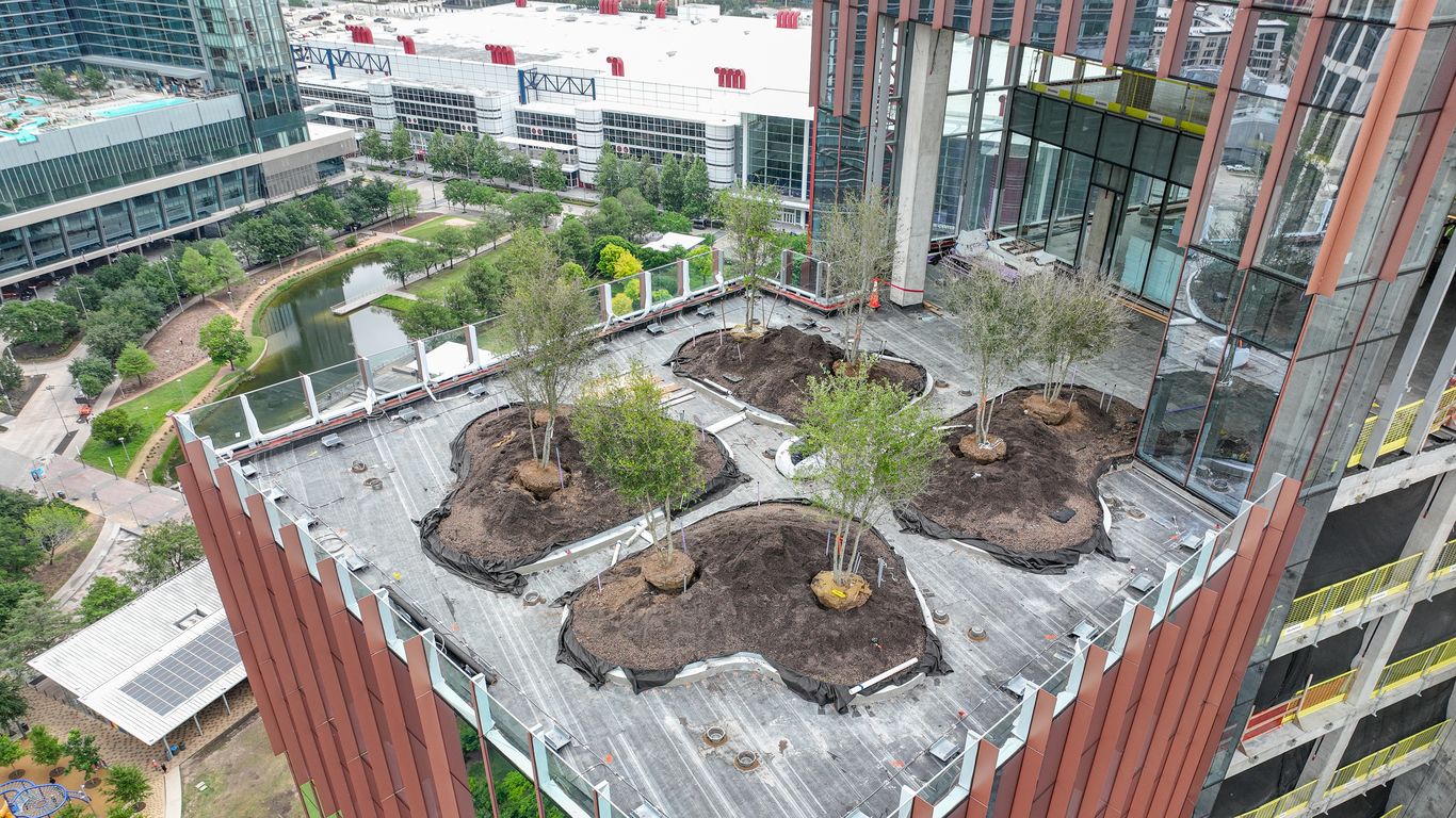1550 on the Green adds rooftop trees - Axios Houston