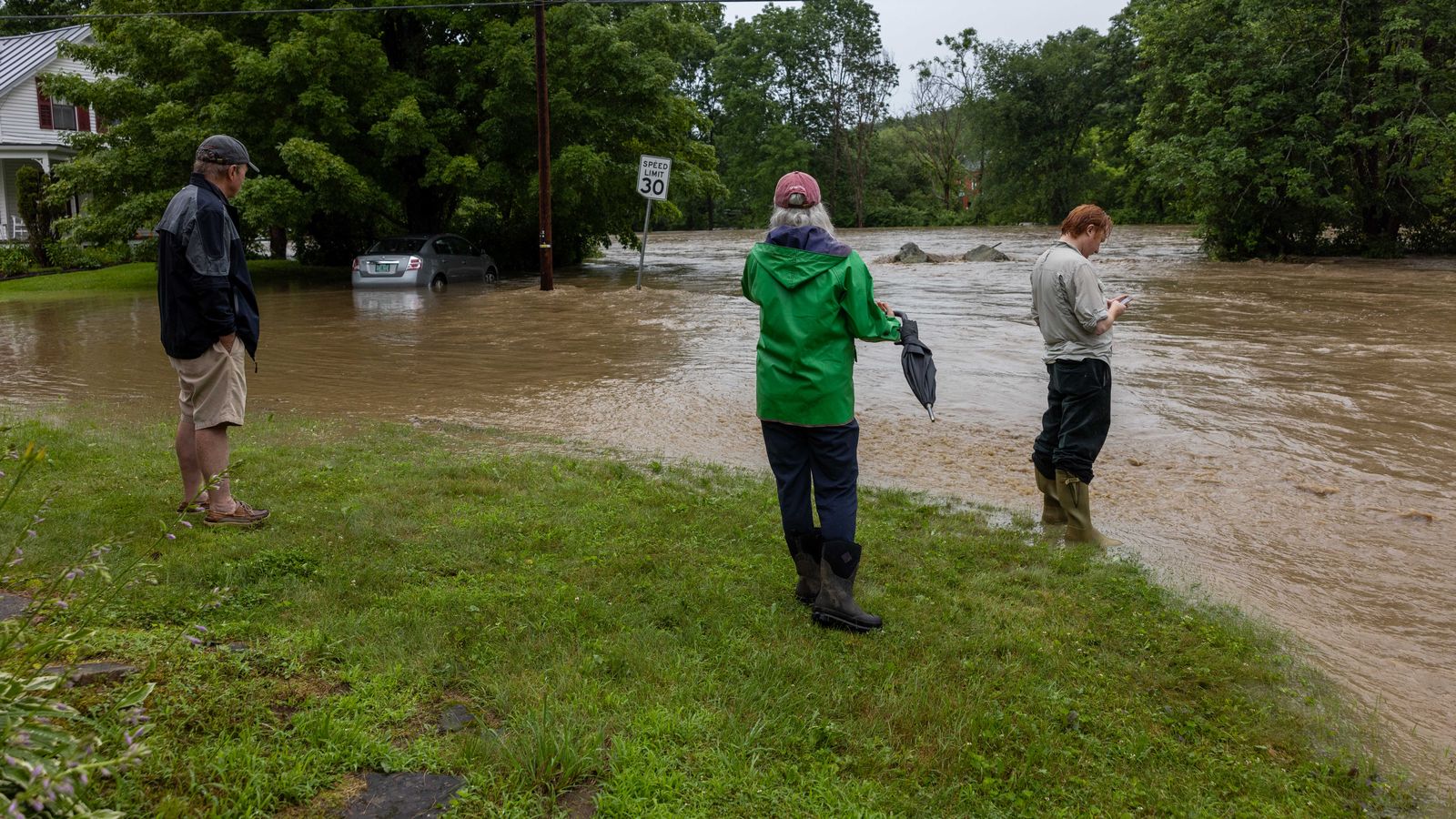 Historic flooding hits Vermont as storm slams Northeast