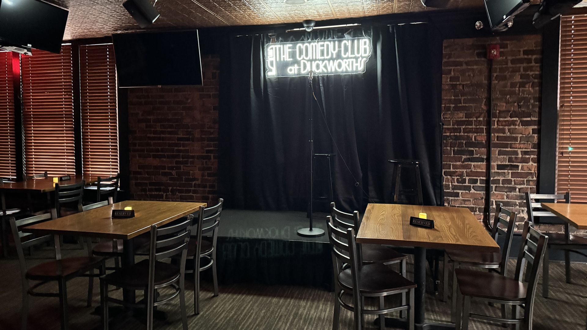 First look: See inside Duckworth's new Uptown comedy club - Axios Charlotte