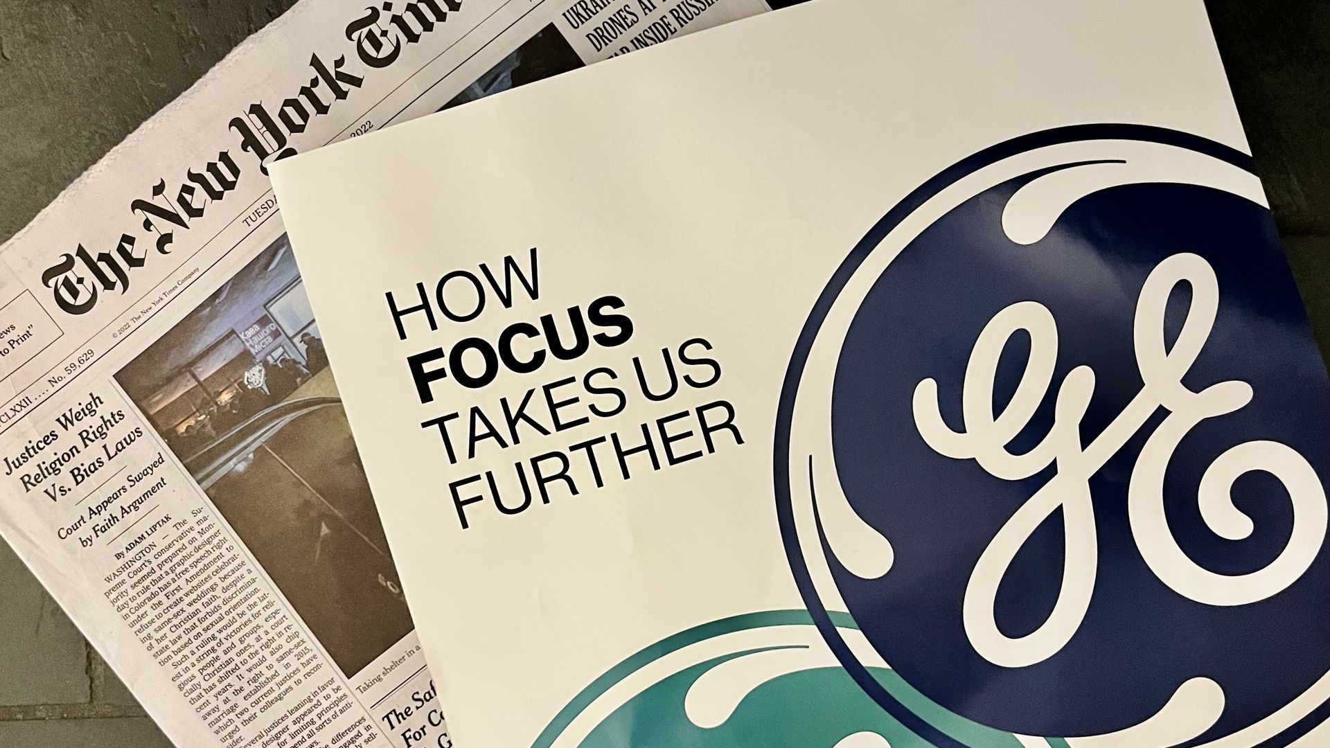 GE buys out entire NYT print paper in historic first