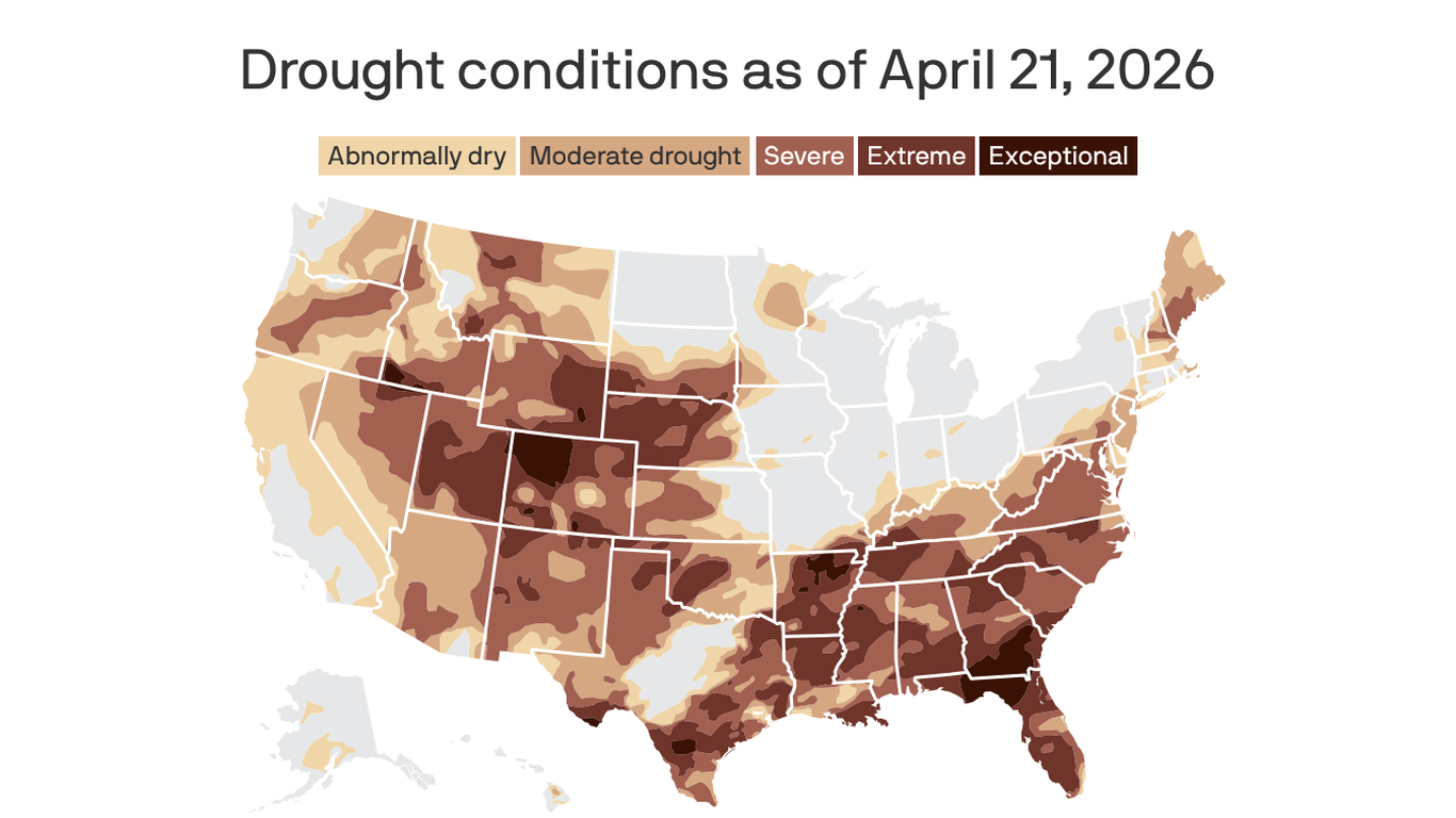 Virginia drought warning includes Richmond region - Axios Richmond