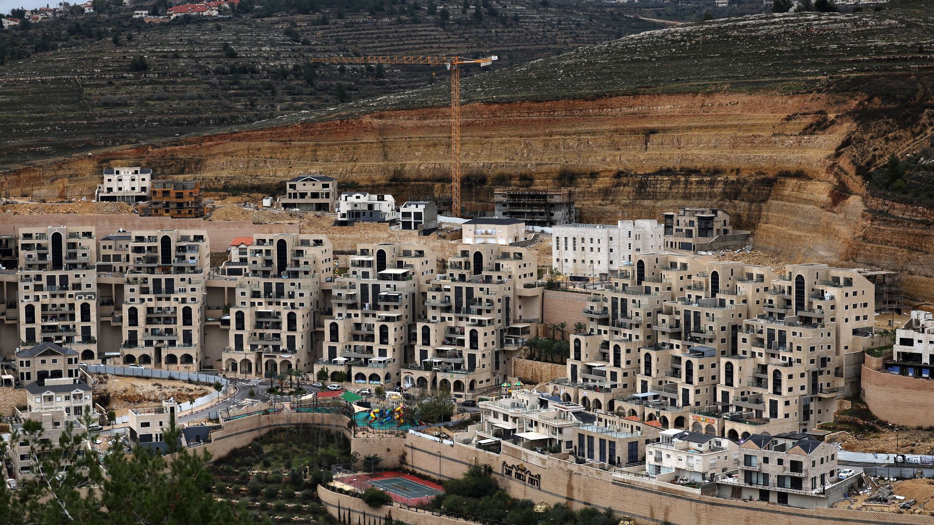 U.S. sanctions companies that build settlements in occupied West Bank