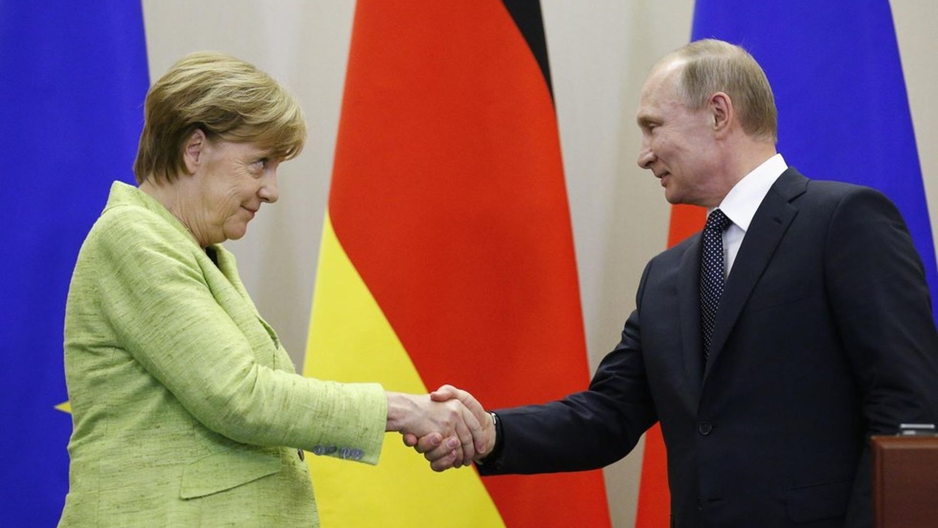 Putin and Merkel's awkward press conference