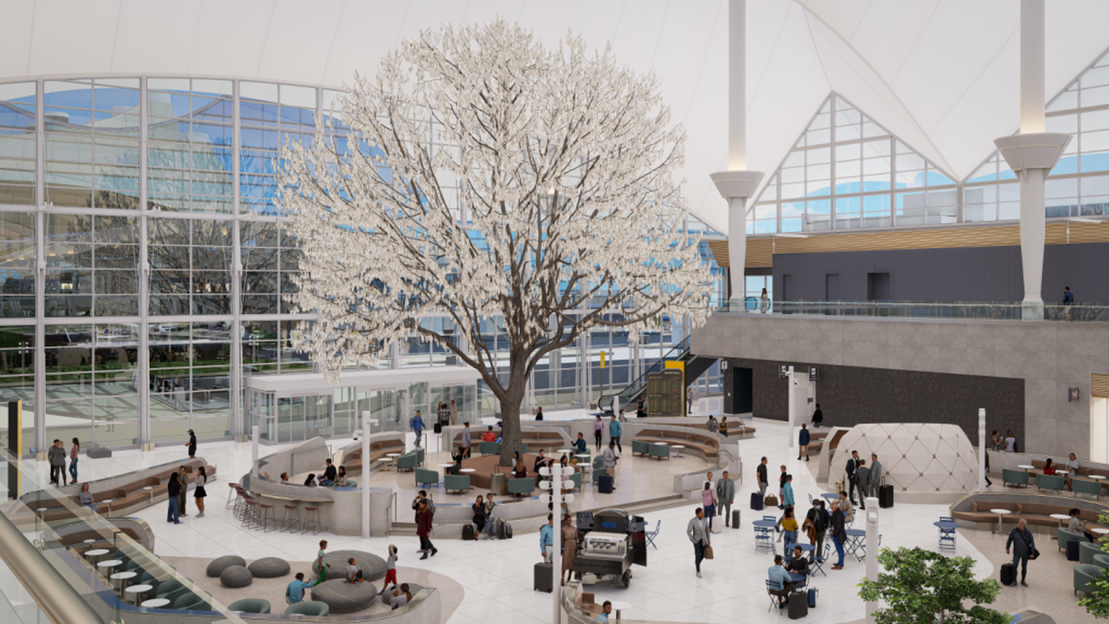Denver airport's $2B renovation to finish early — see the stunning new ...