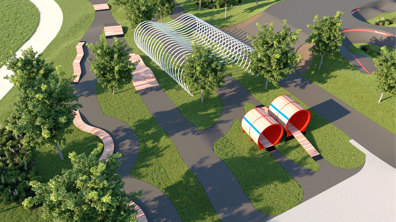 Atlanta breaks ground on first phase of new bike park - Axios Atlanta