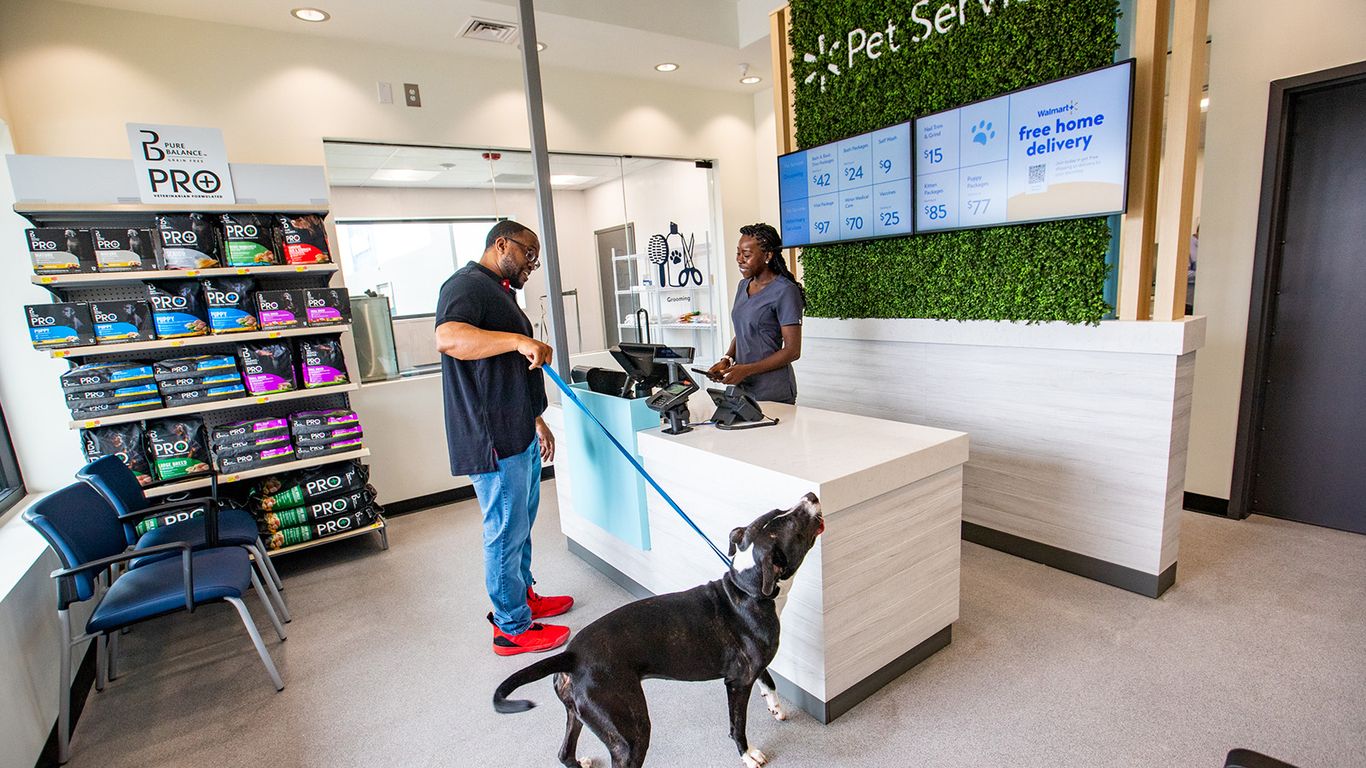 Walmart opens first pet service center - Axios NW Arkansas