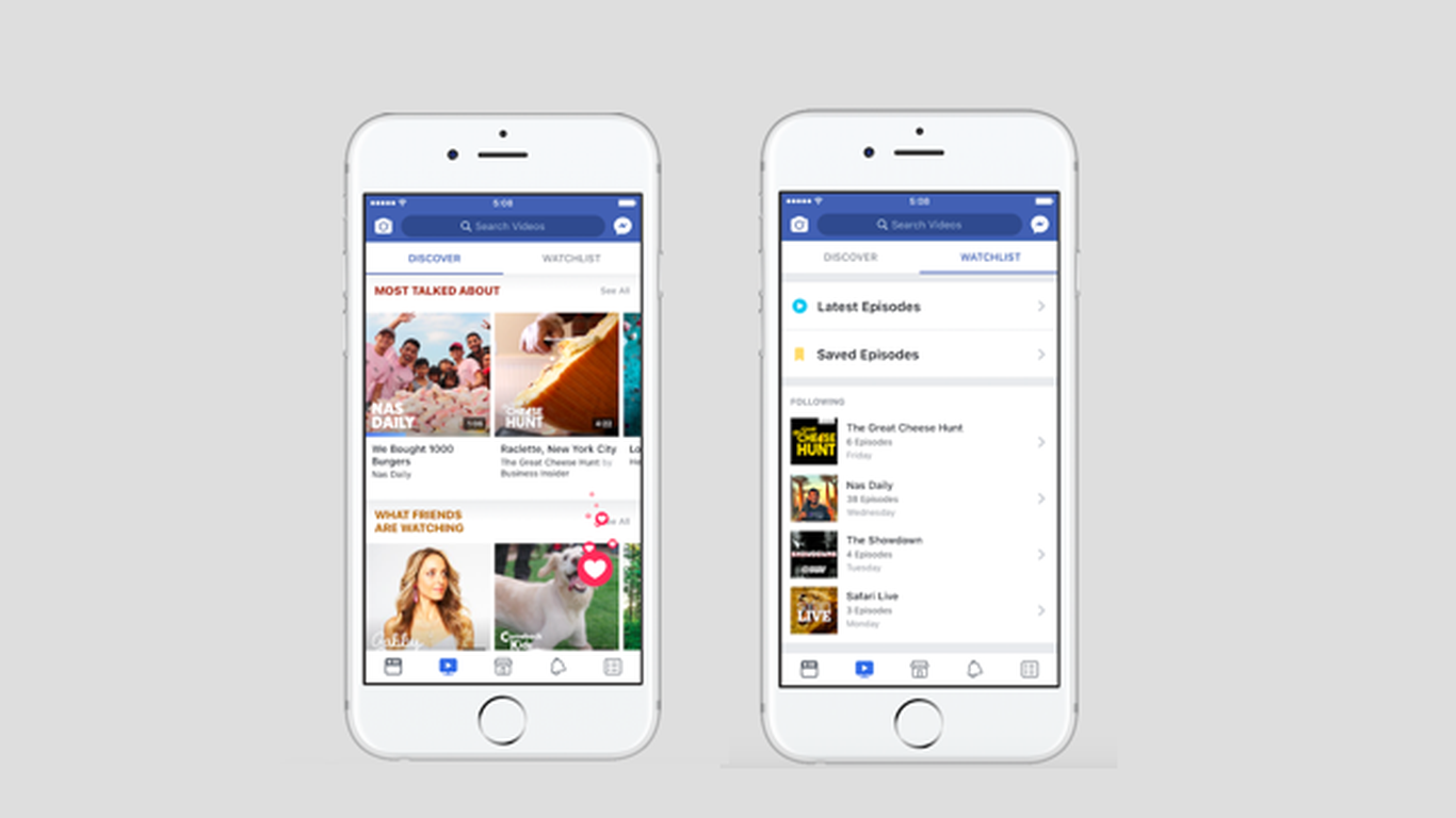 Facebook is launching a TV-like video feature